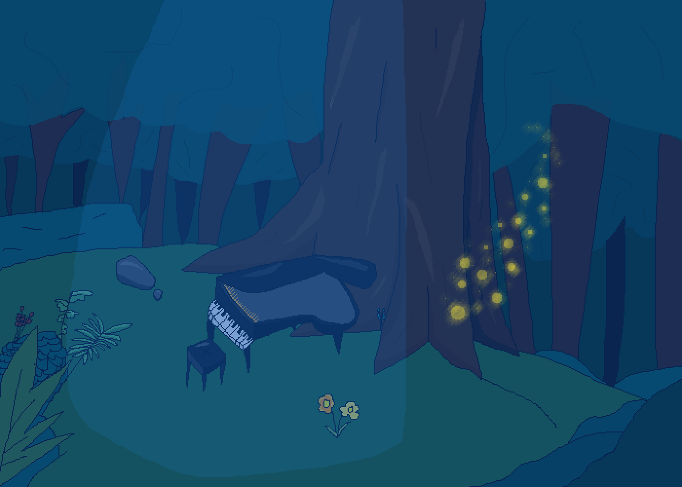 Pixilart - Forest of piano by N2832011