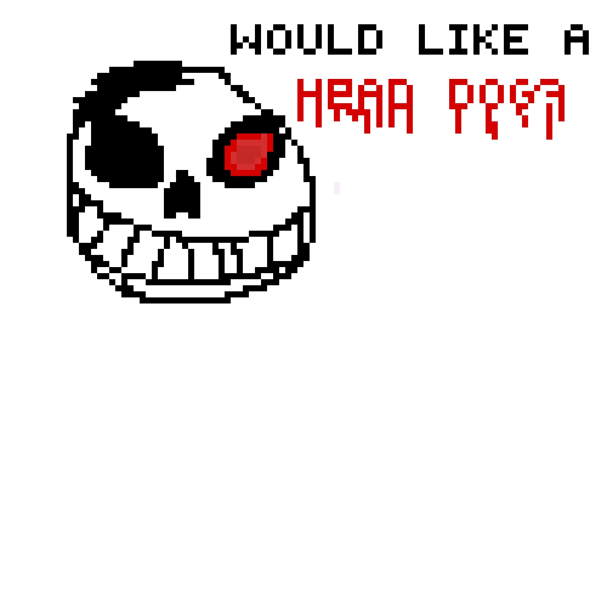 Editing Horror Tale Sans - Free online pixel art drawing tool - Pixilart
