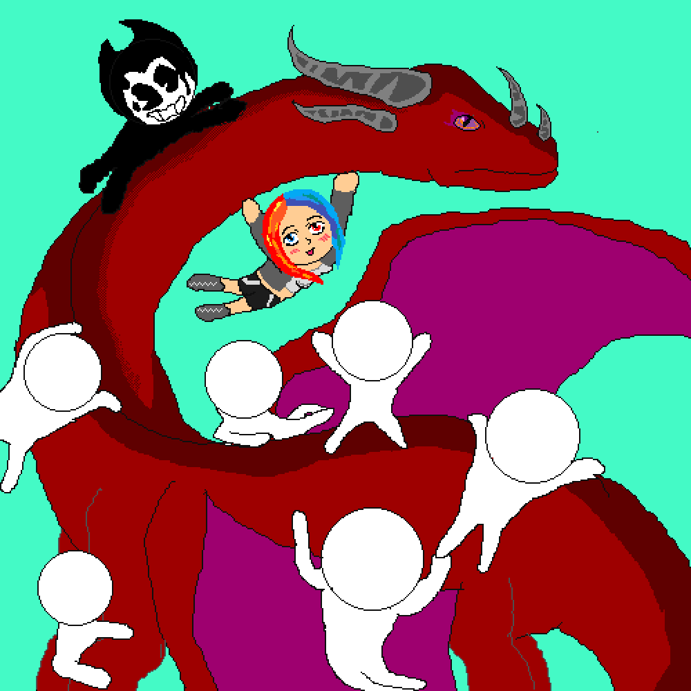 Pixilart - bendy will fall off by ShimzArt