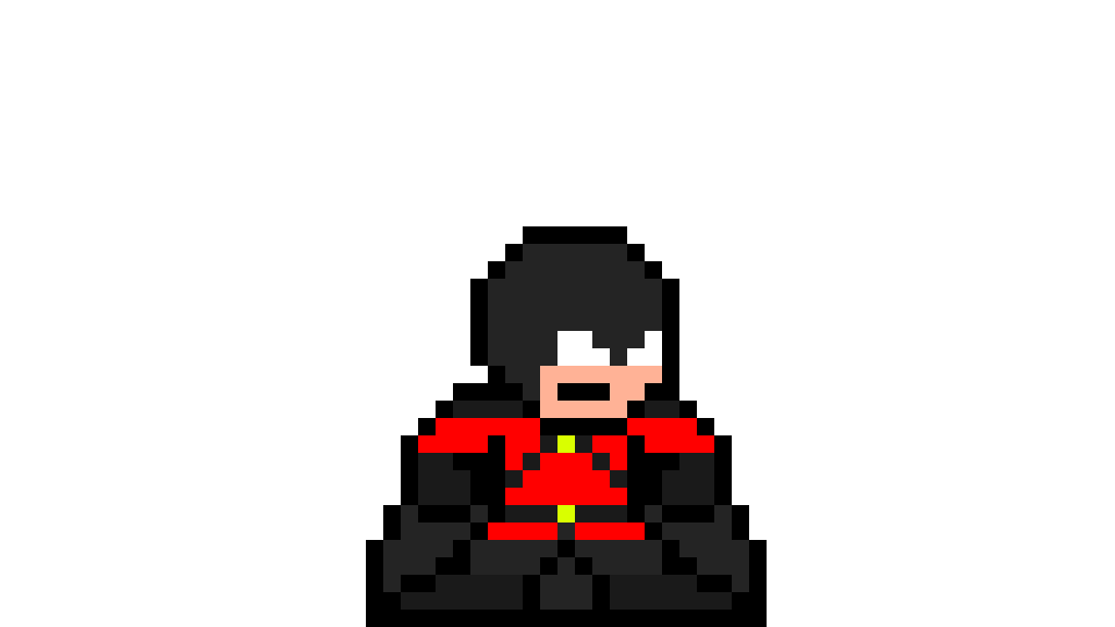 Pixilart - Red Robin (Tim Drake) by PixelNinja1818