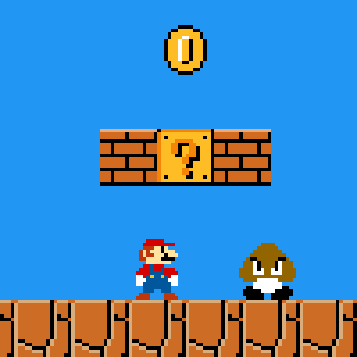 Pixilart - super mario by prdoyle