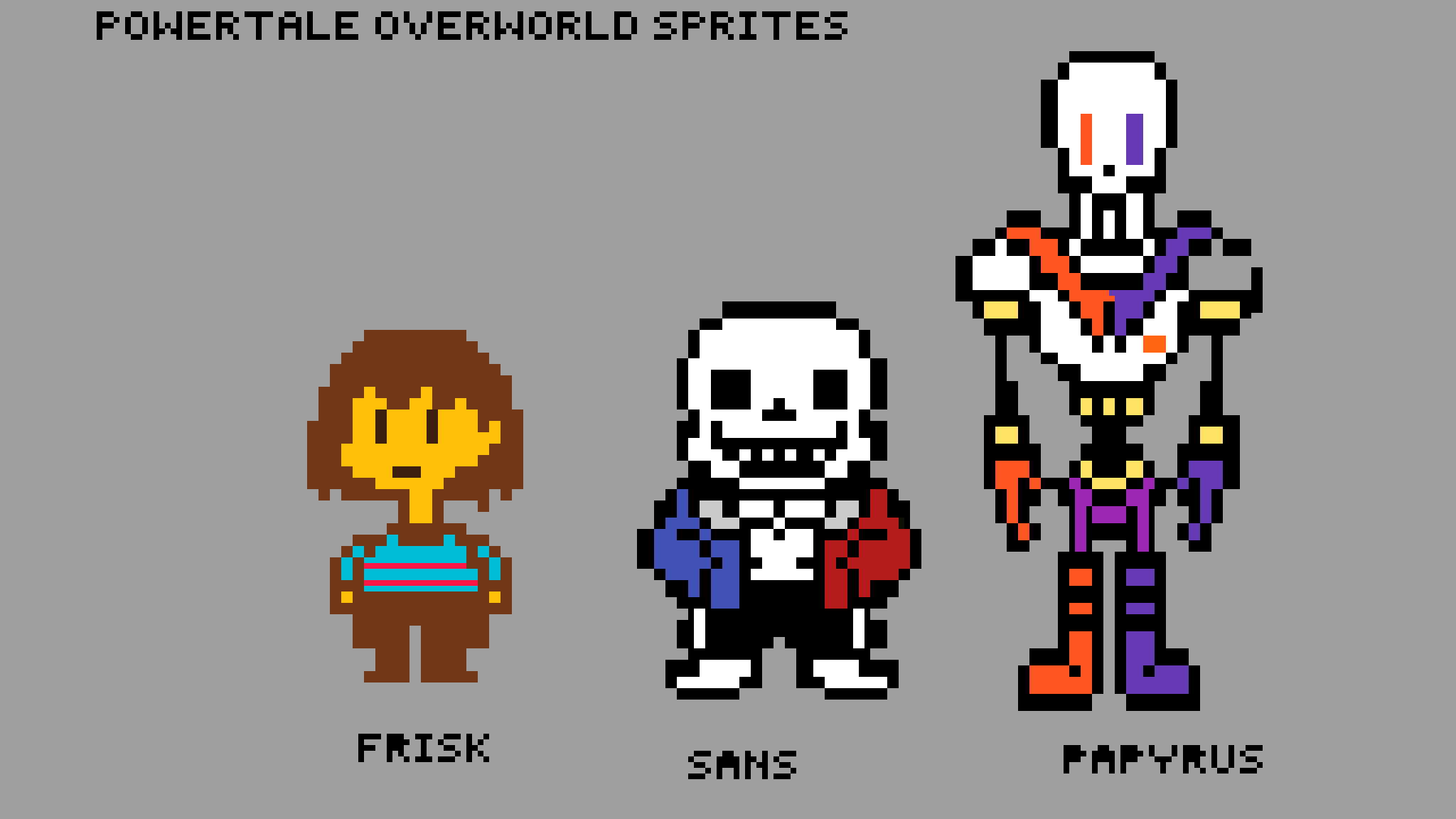 Pixilart - powertale sprites by DaveTES07