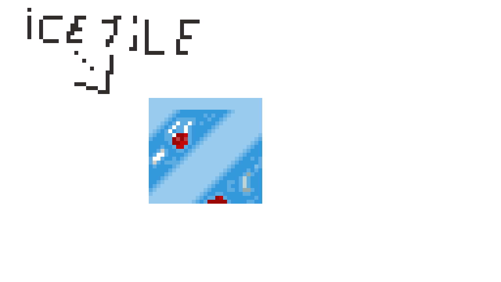 Pixilart - ice tile by pa555