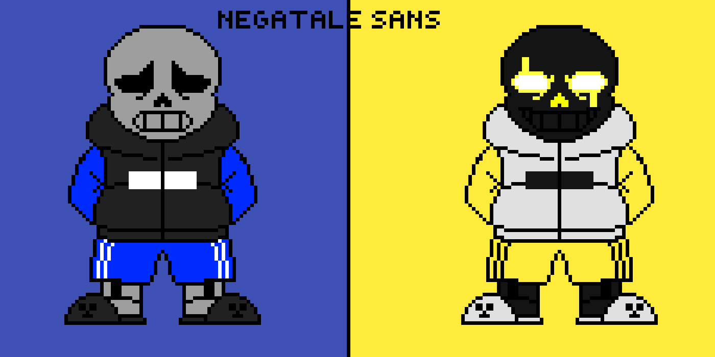 Pixilart - Negatale Sans by Rninja101