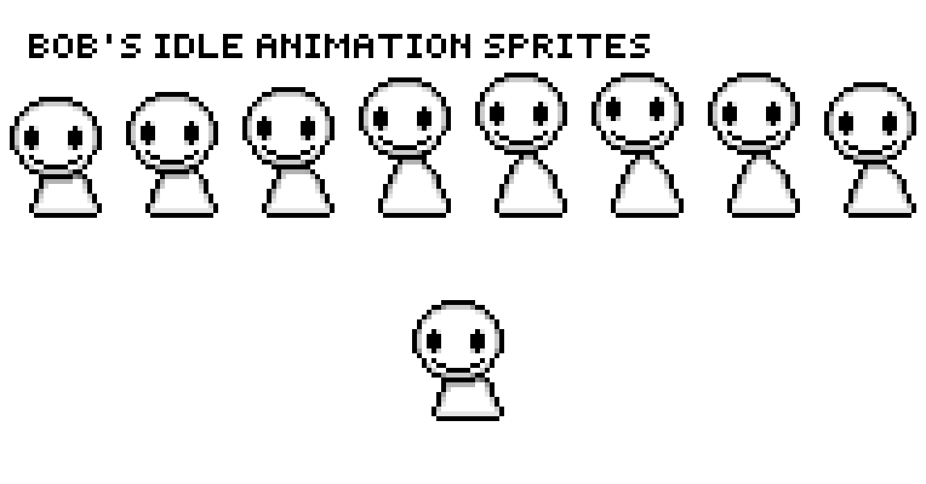 Pixilart - Bobs idle sprite by bob-da-gloopie