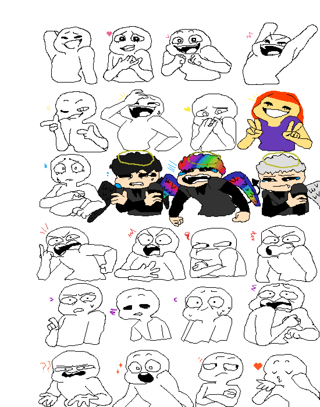 Pixilart - three little devils by small-things