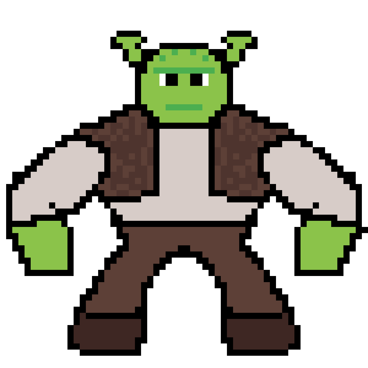 Pixilart - Shrek sprite by TheMadTitan