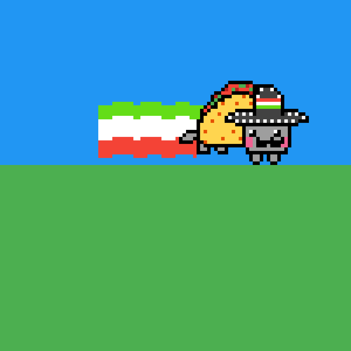 Nyan Cat Mexican Edition Tacocat Drawception