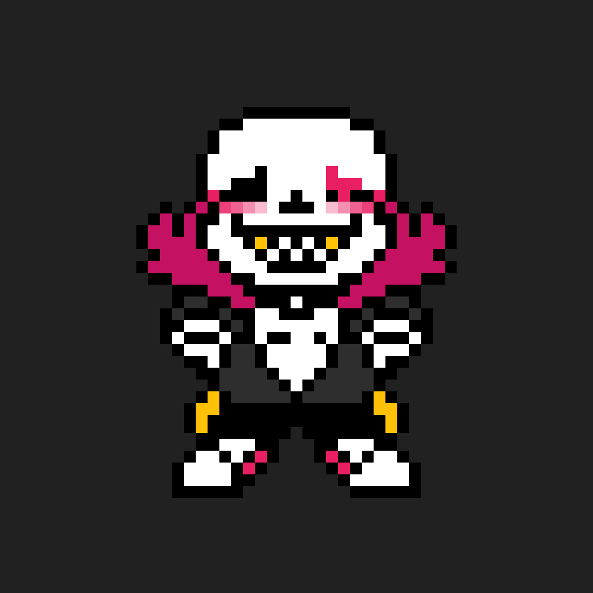 Pixilart - Lustfell Sans by 9iTcHy-b0i