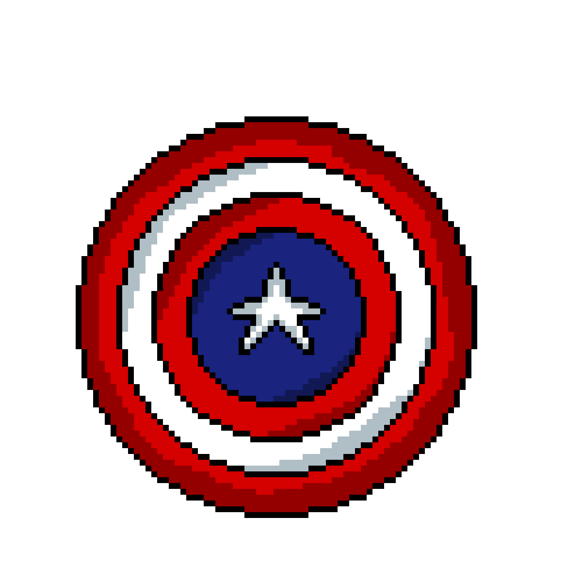 Pixilart - cap's sheild by gamers5