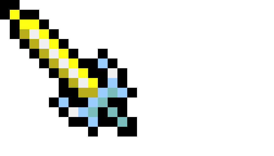 Pixilart - FF4 Light Sword Sprite by Its13_5