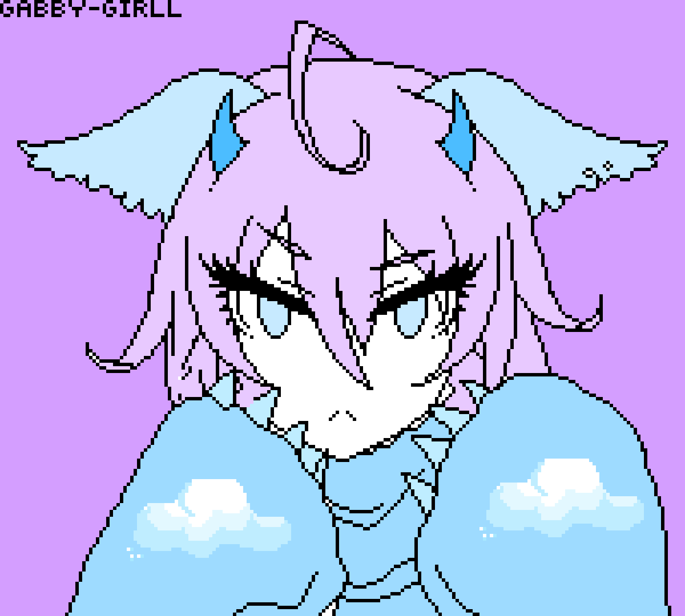 Pixilart - Cute Cloud Demon Blinking by W31rdc0r3f4n