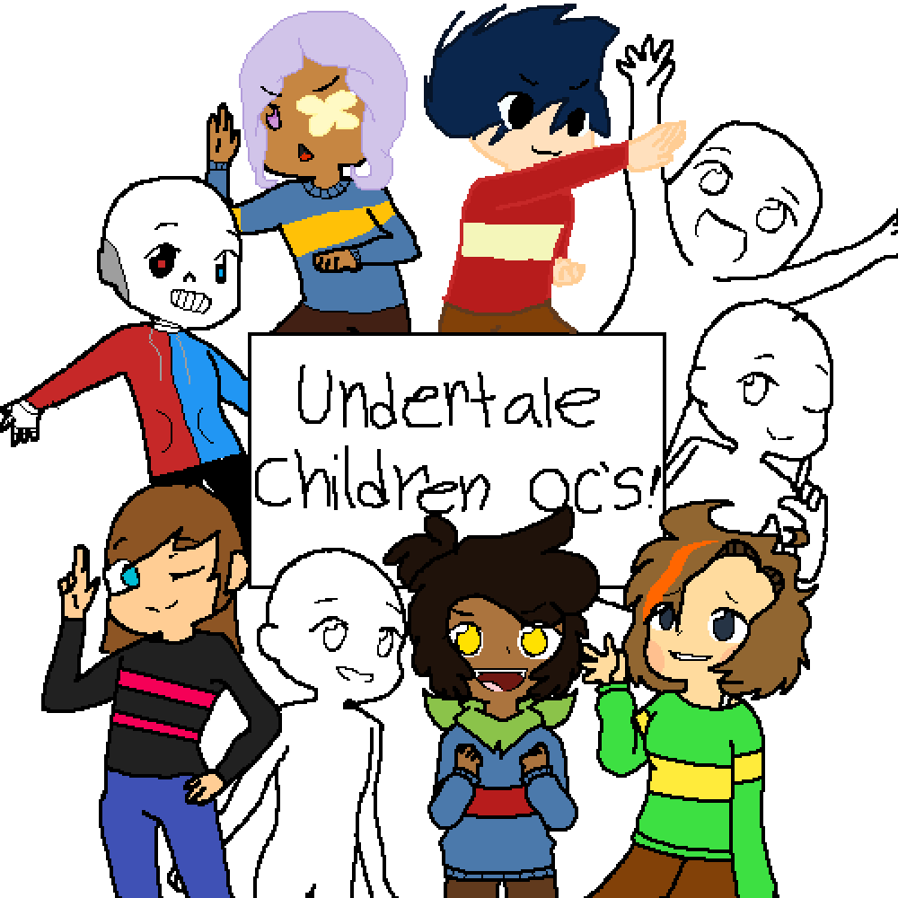 Editing Undertale Oc children - Free online pixel art drawing tool ...
