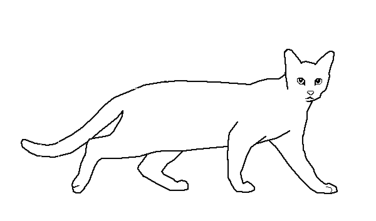 Pixilart - Cat Base by BaseArchive