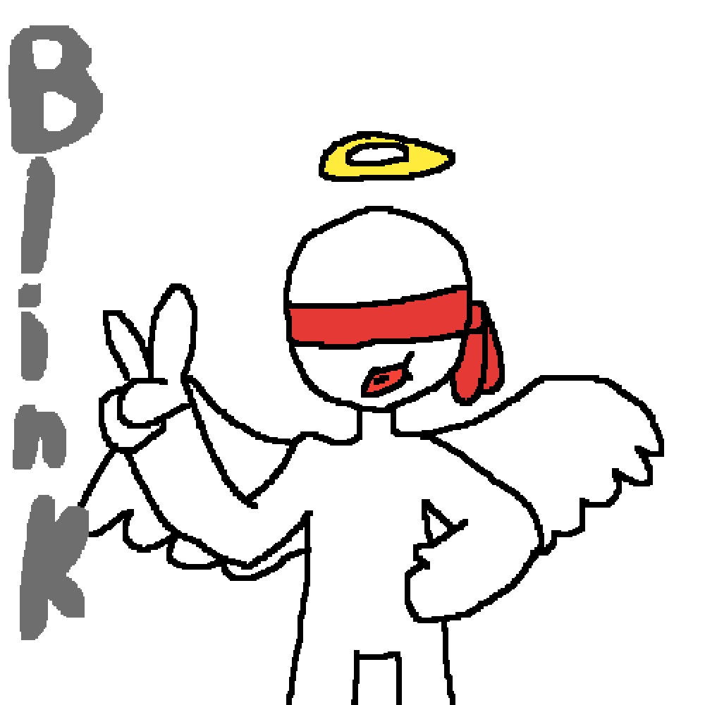 Pixilart - Blink by Llamawithascarf