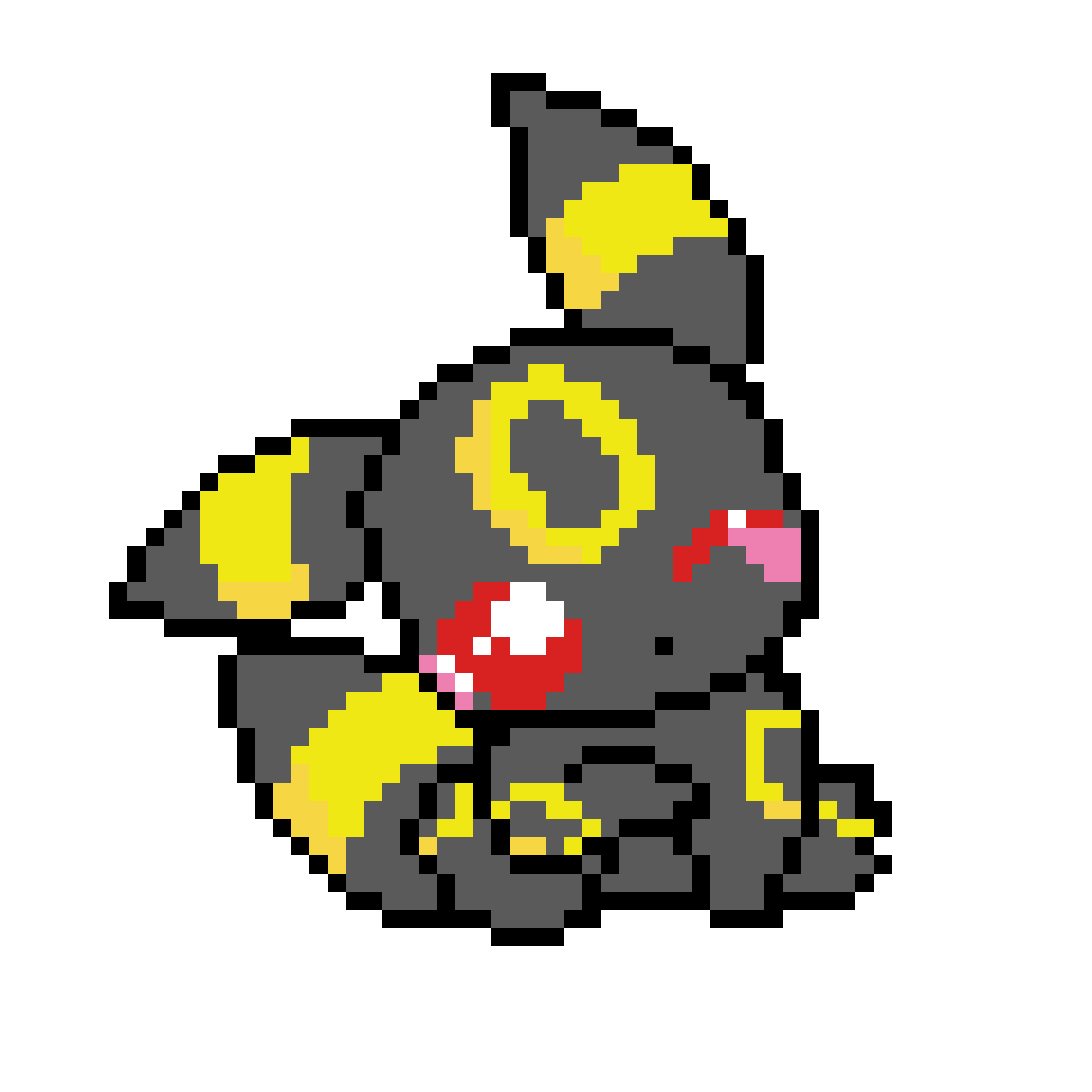 Pixilart - Umbreon Pixel Art by FrostAngel
