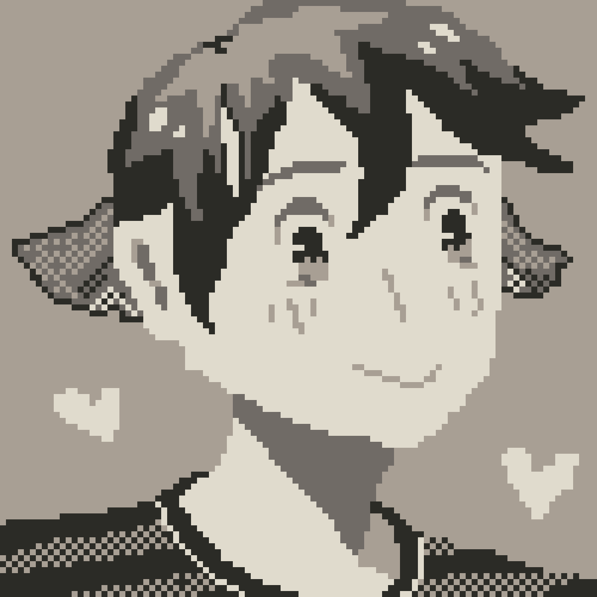 Pixilart - new profile picture (gameboy palette!) by elliotter