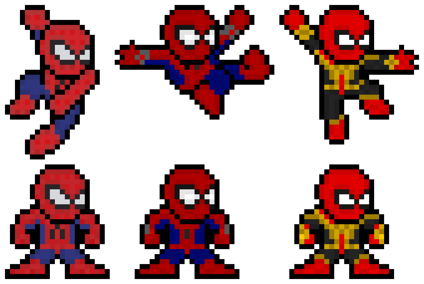 Spider Man Pixel Art Top Game Assets Tagged Pixel Art And Spiderman