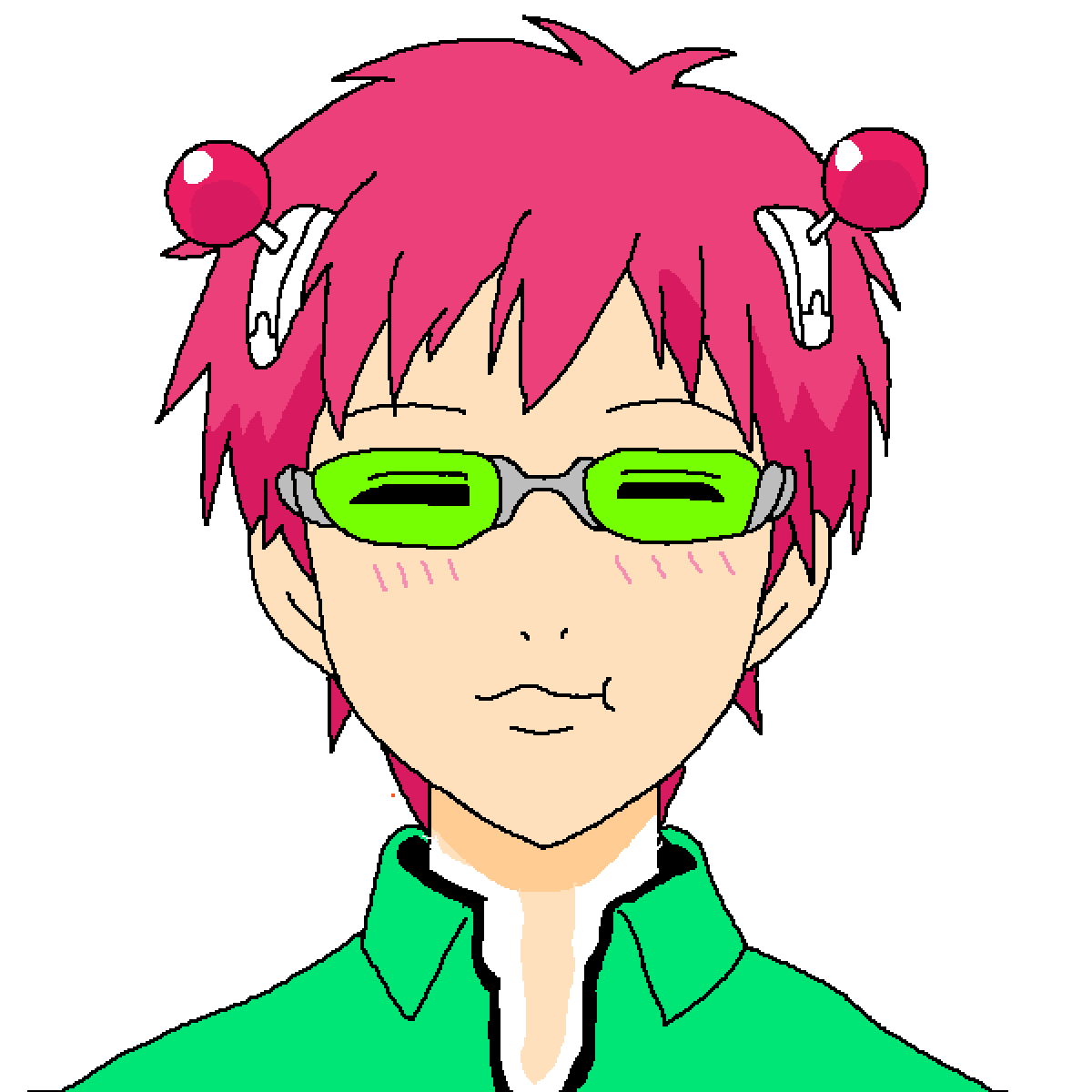 Editing saiki k - Free online pixel art drawing tool - Pixilart