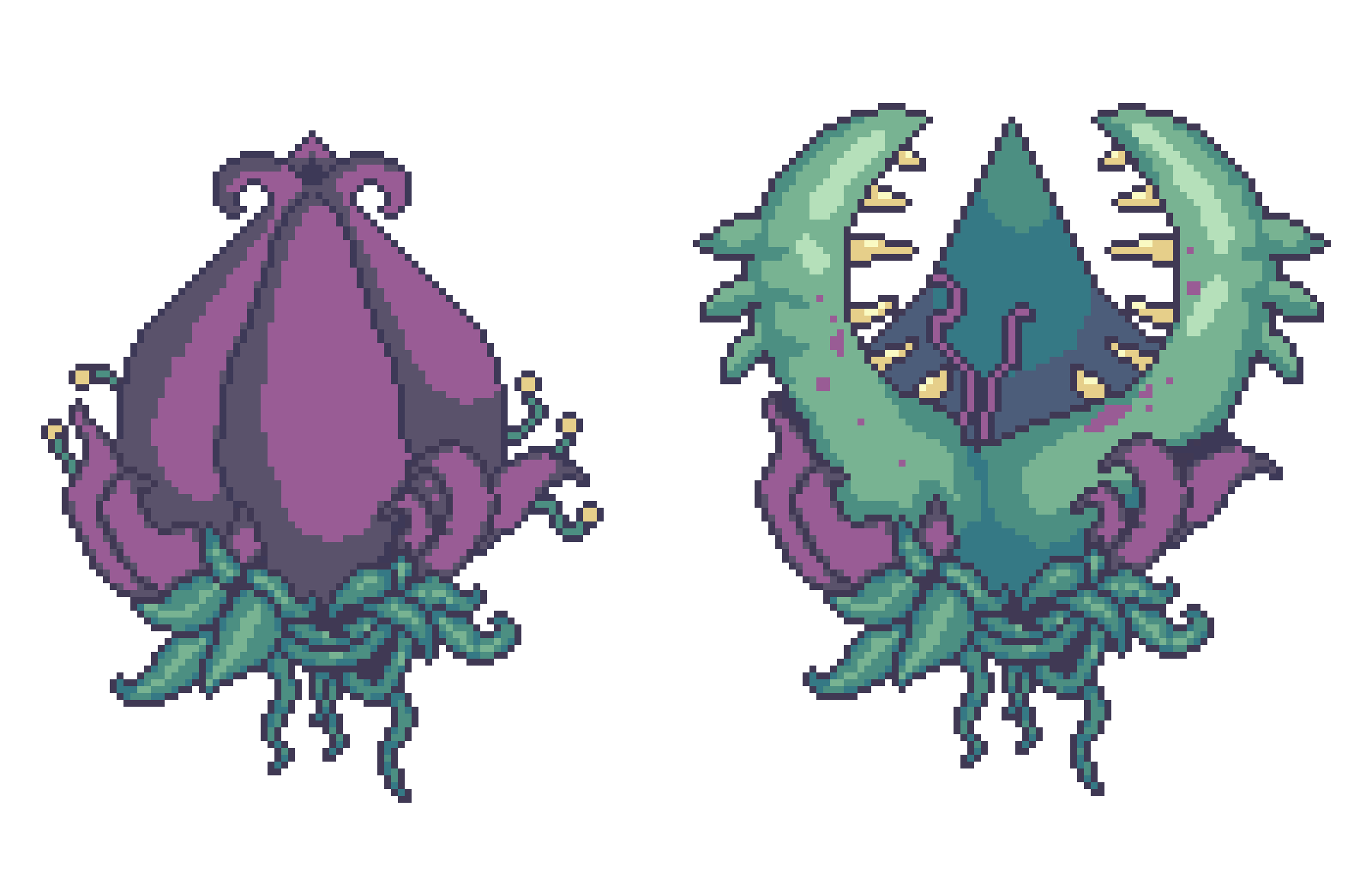 Pixilart - custom plantera sprite by Bugjelly
