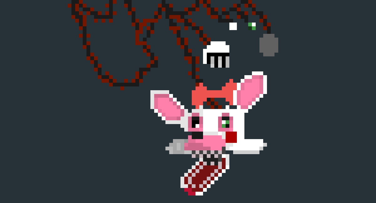 Pixilart - Mangle FNAF 2 by QuickBeast011