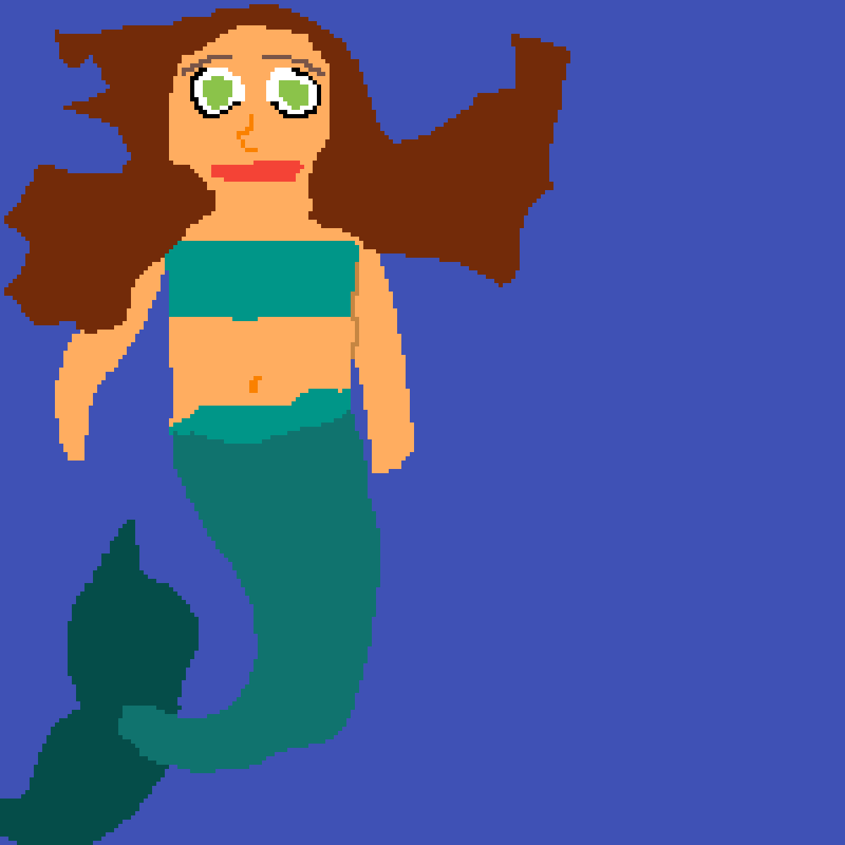 Pixilart - Me as a mermaid by Danidustuff