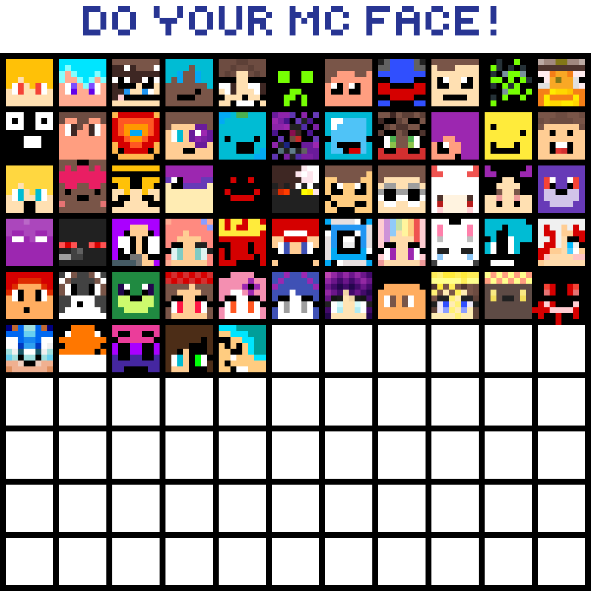 Pixilart - Make your MC face by MrN3GATIVE