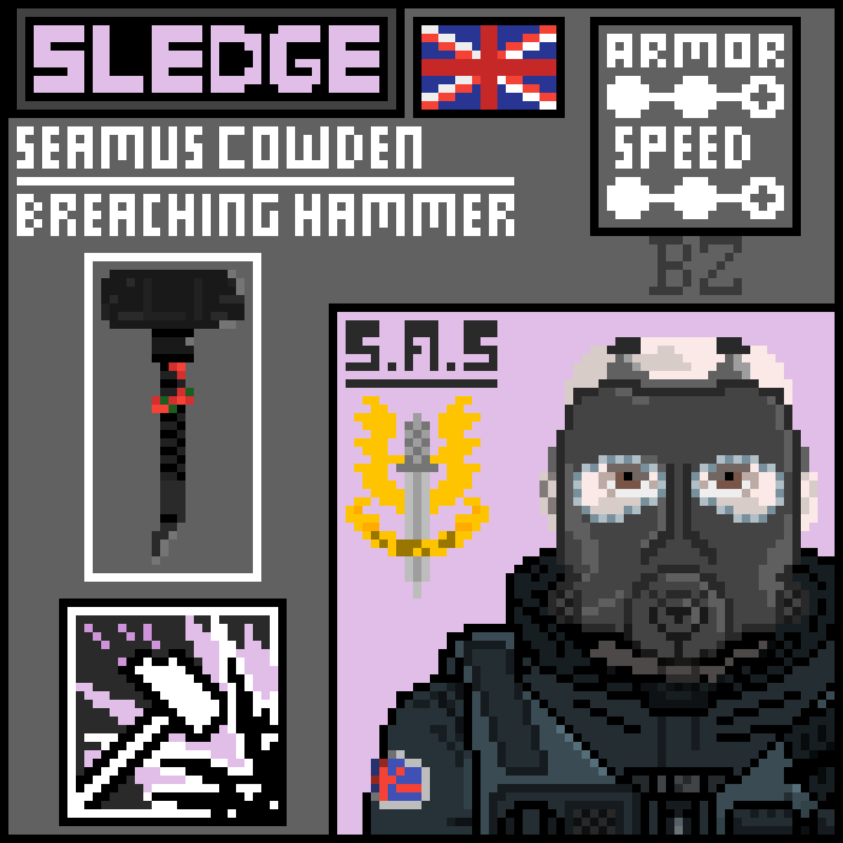 Pixilart - Sledge - Rainbow Six Siege by Raptor