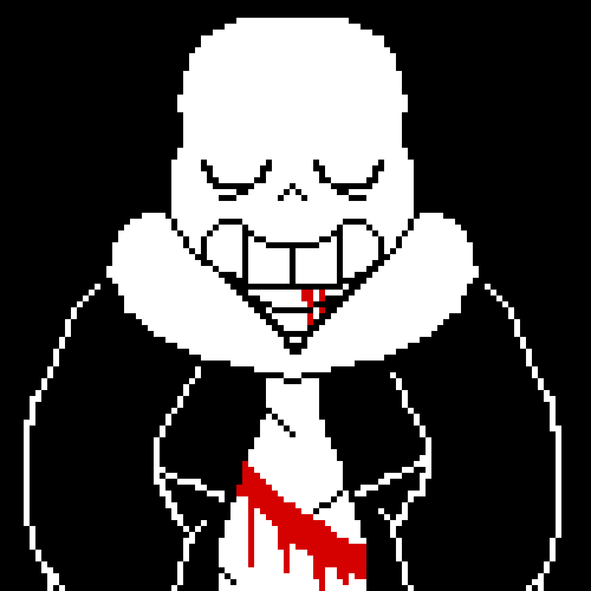 Editing Sans Hit Sprite - Free online pixel art drawing tool - Pixilart