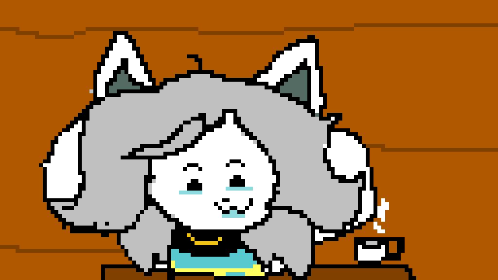 Pixilart - temmie by Pillowcat