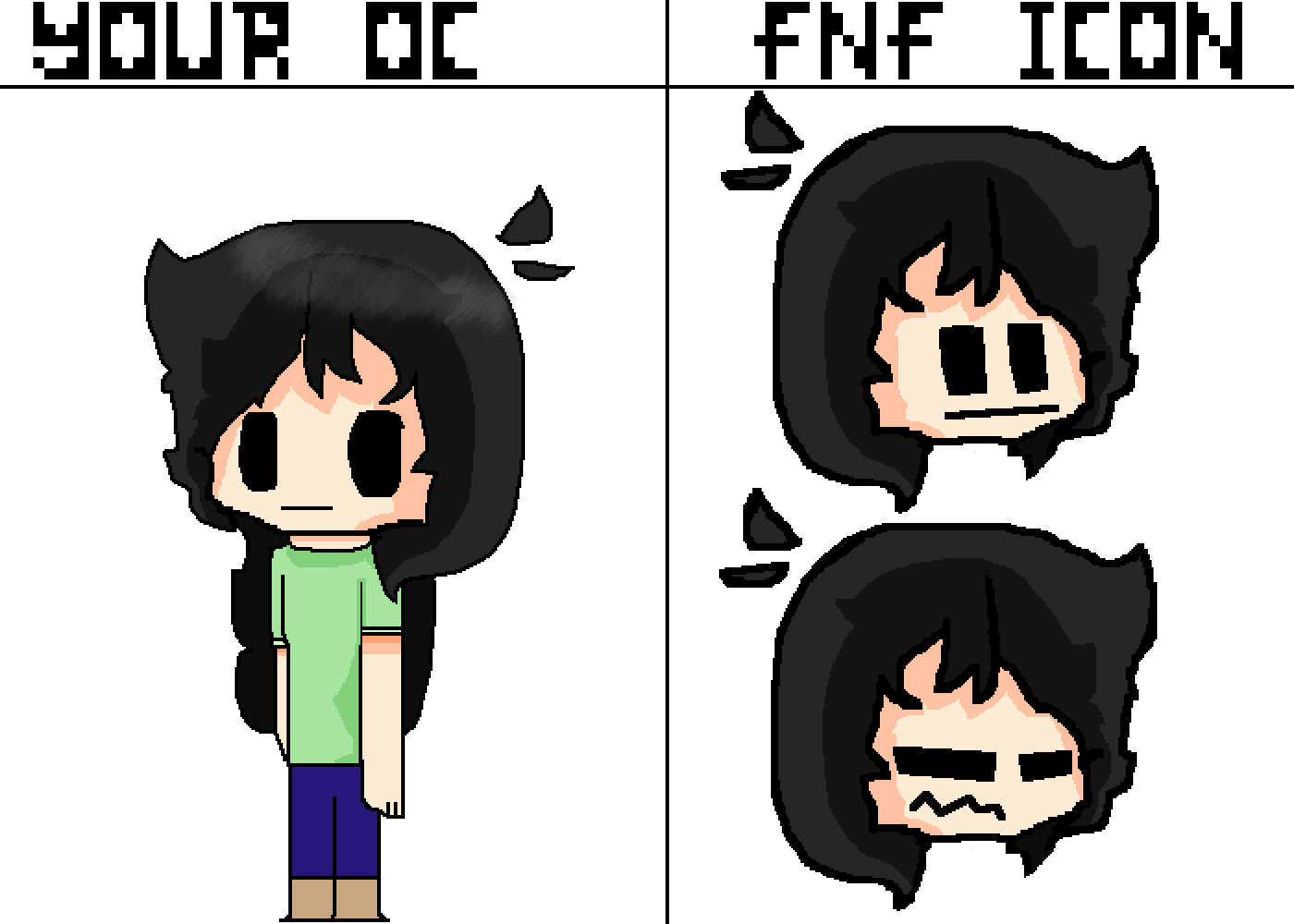 Pixilart - Rox in Fnf by Roxy-Fleur