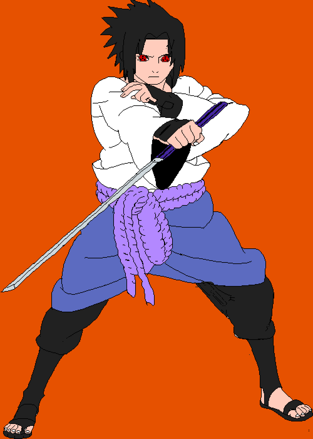 Editing Sasuke Sharingan - Free online pixel art drawing tool - Pixilart