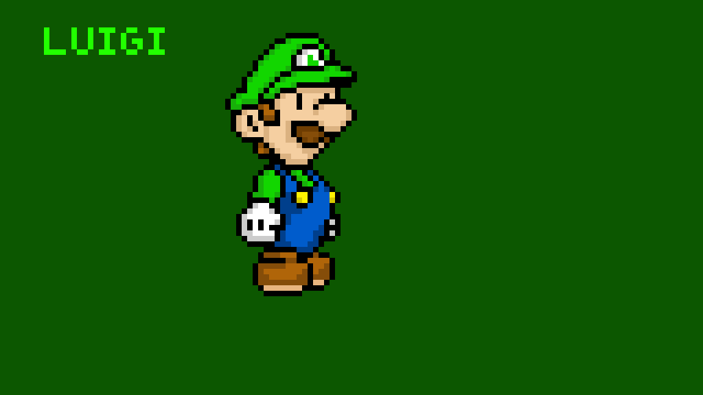 Pixilart - Luigi by Sash48