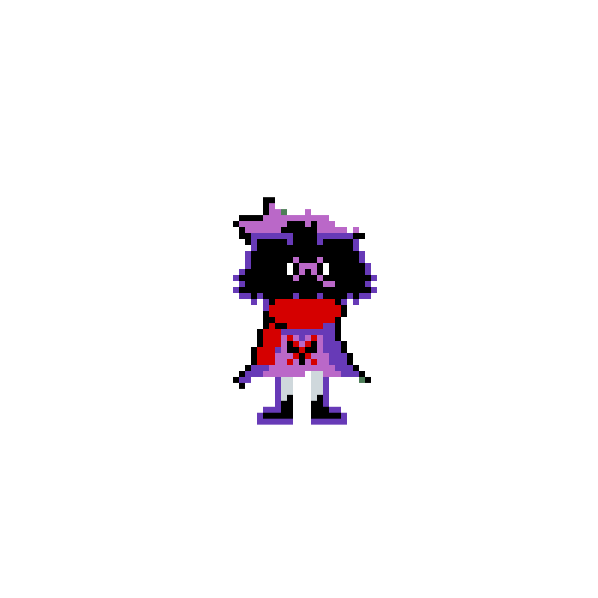 Pixilart - evilrune ralsei by Team-mallow