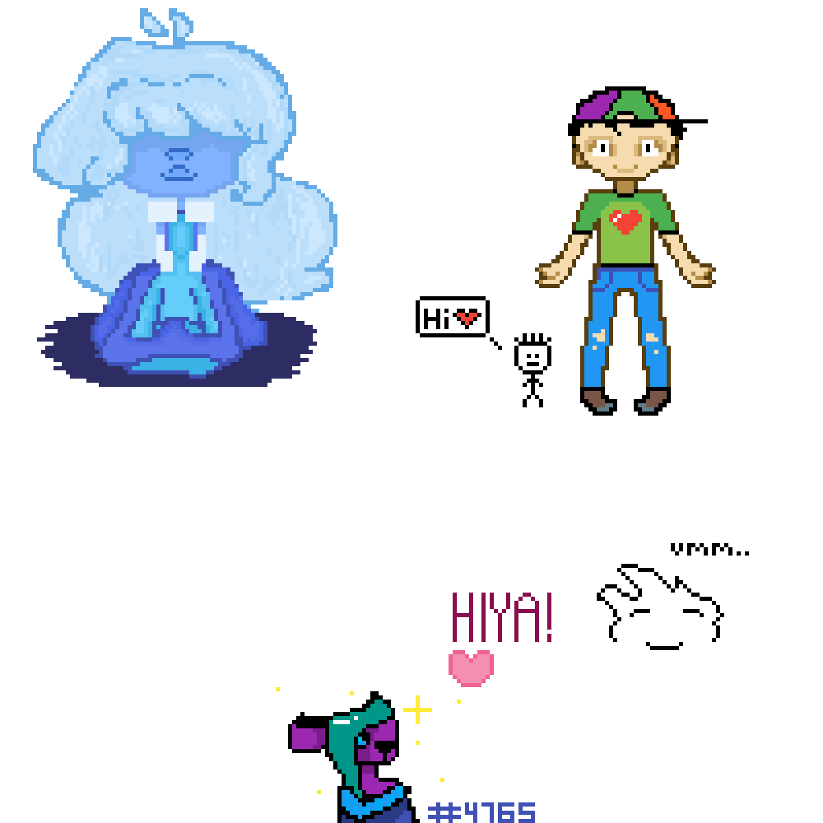 Editing Pixel Sapphire - Free online pixel art drawing tool - Pixilart