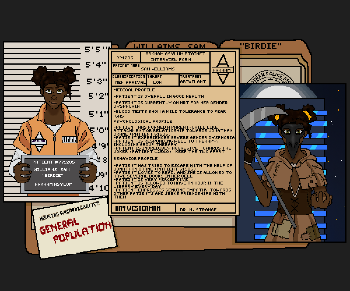 Pixilart - Arkham Files by GoblinNB