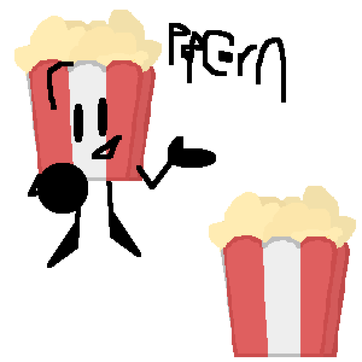 Pixilart - Popcorn Asset by AiAkihiro