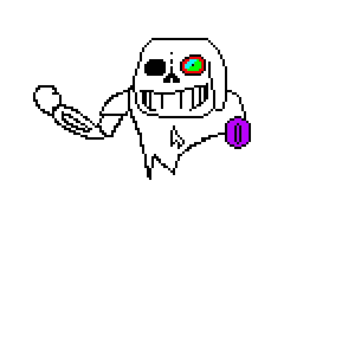 Pixilart - dusttrust sans by The-Stoopid