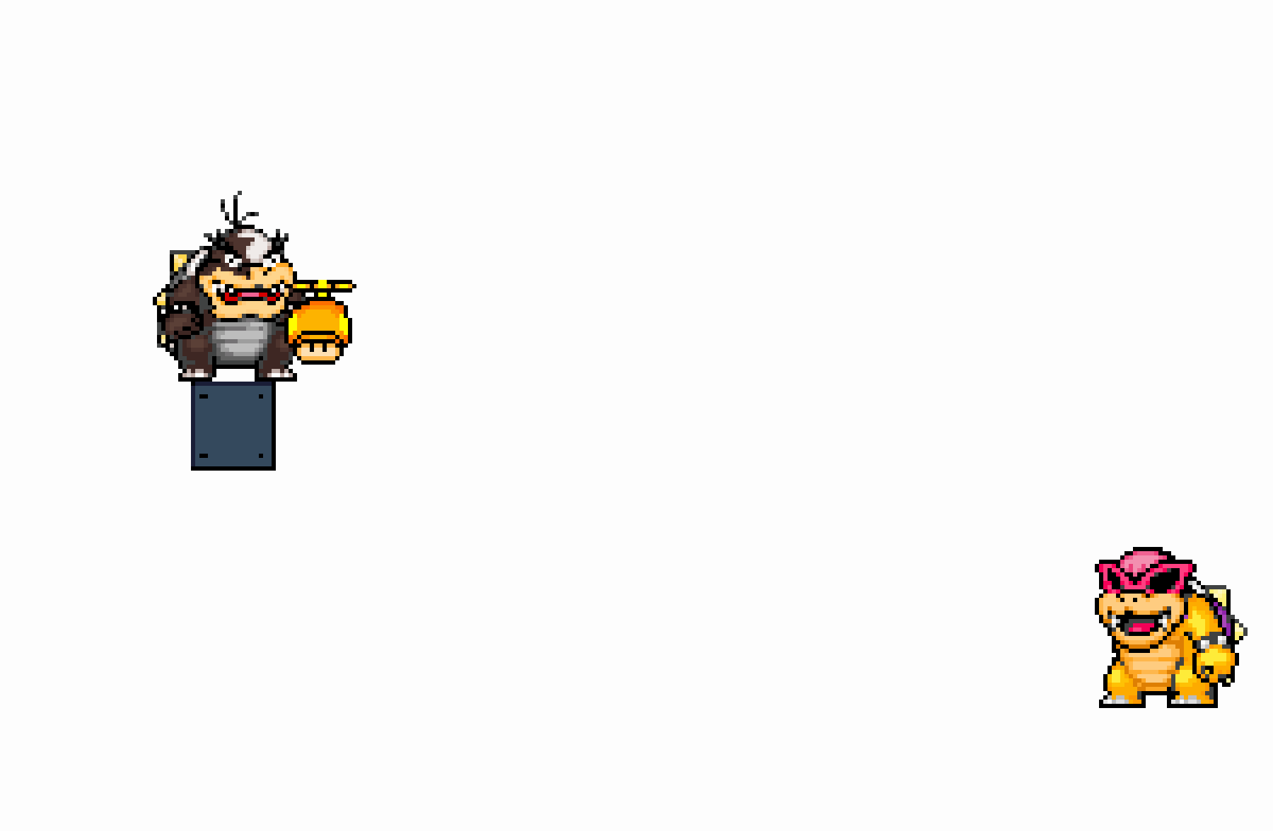 Editing Morton Vs Roy Pt 2 - Free online pixel art drawing tool - Pixilart