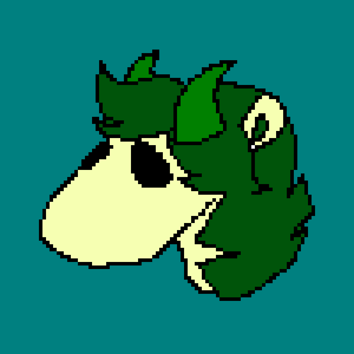 Pixilart - Avocado Monster by NeonMatriXD