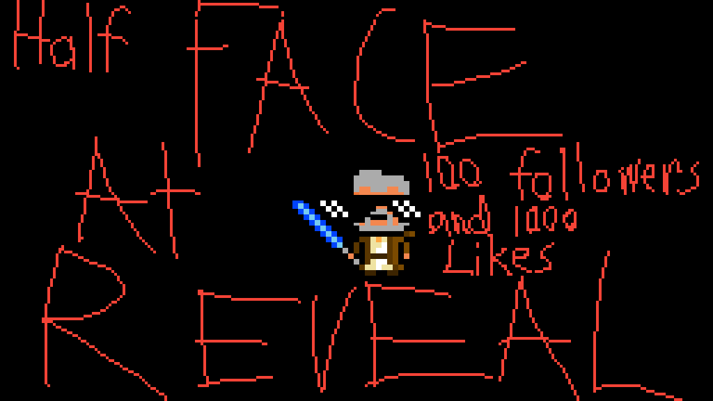 Pixilart - Half face reveal by Rp-Overlord