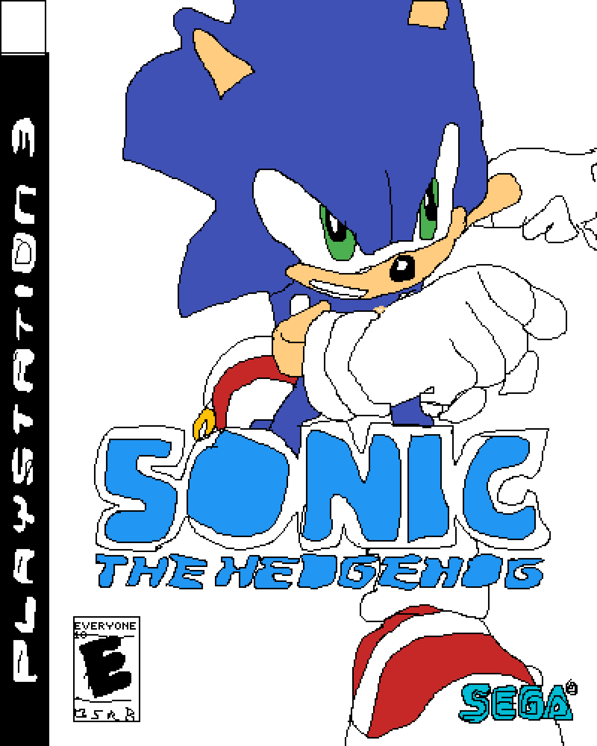 Pixilart - sonic 2006 by jotaro0kujo