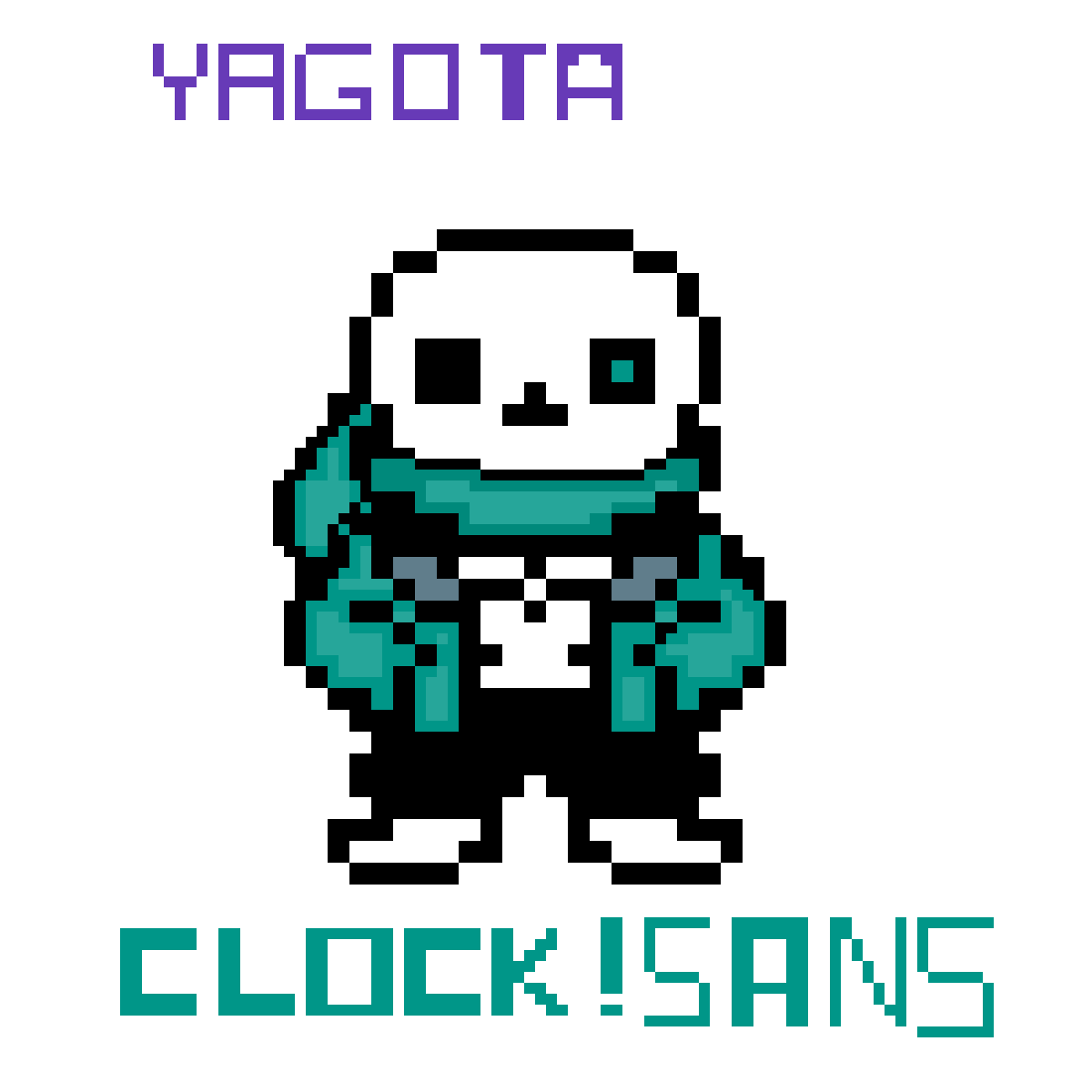 Pixilart - Yagota (clock! Sans) by Yagota