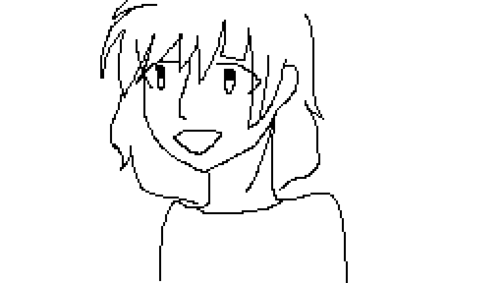 Editing Anime Girl - Free online pixel art drawing tool - Pixilart