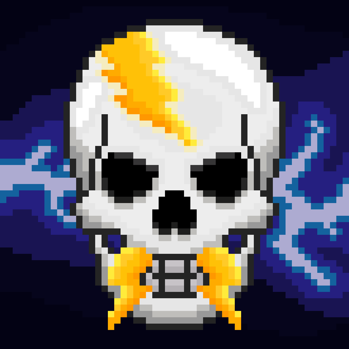 Pixilart - ThunderSkull by Skeltonics