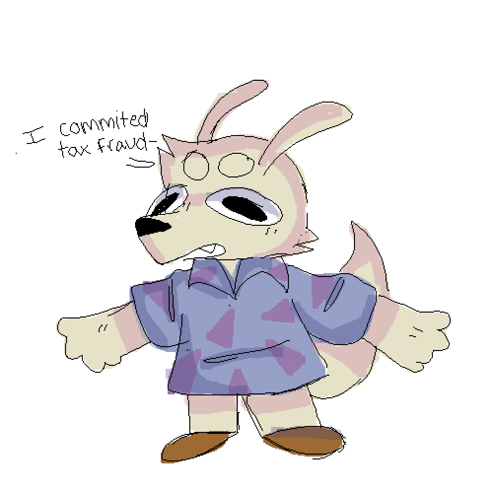 Pixilart - rocko commits tax fraud by sazisan