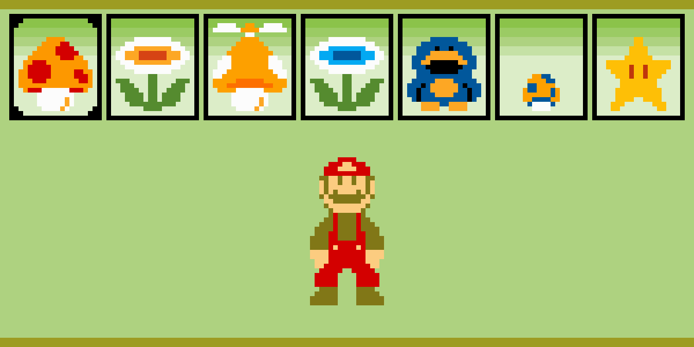 Pixilart - NSMBW power up styles by P1X3LM4T10N5