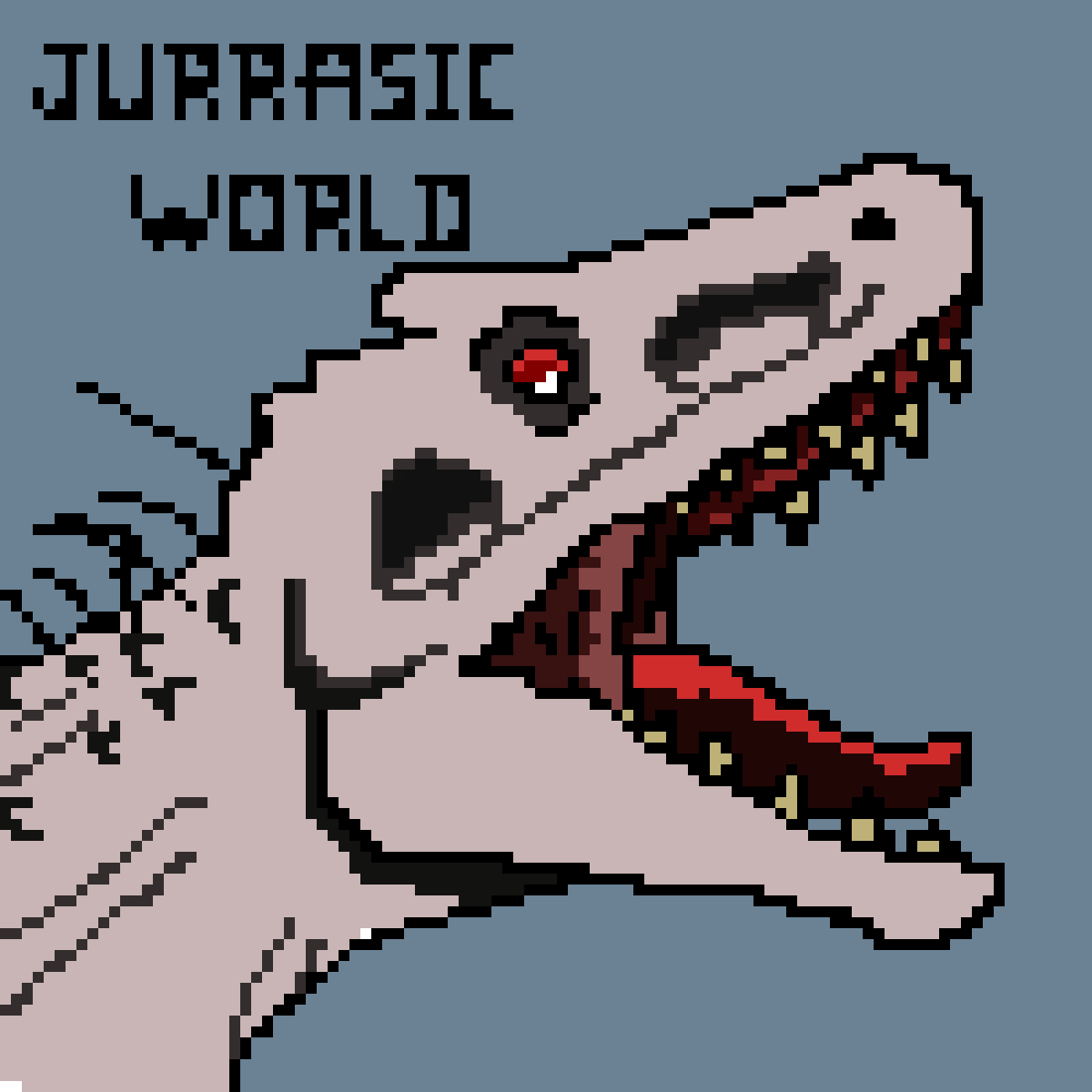 Editing indominus rex jurassic world - Free online pixel art drawing ...