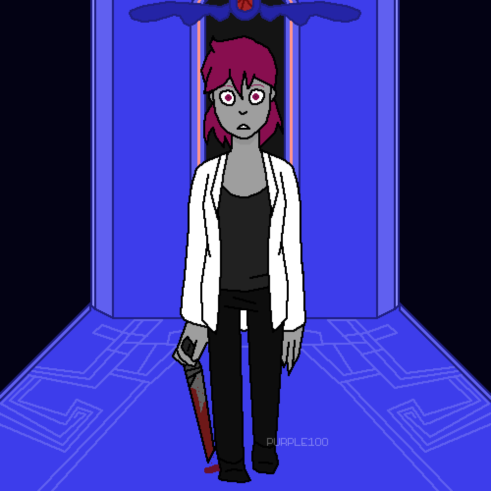 Pixilart - an edgy potato by purple100