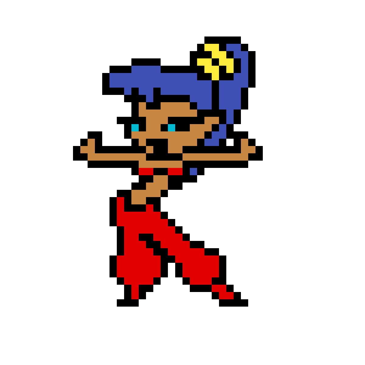Shantae Sprites Dancing